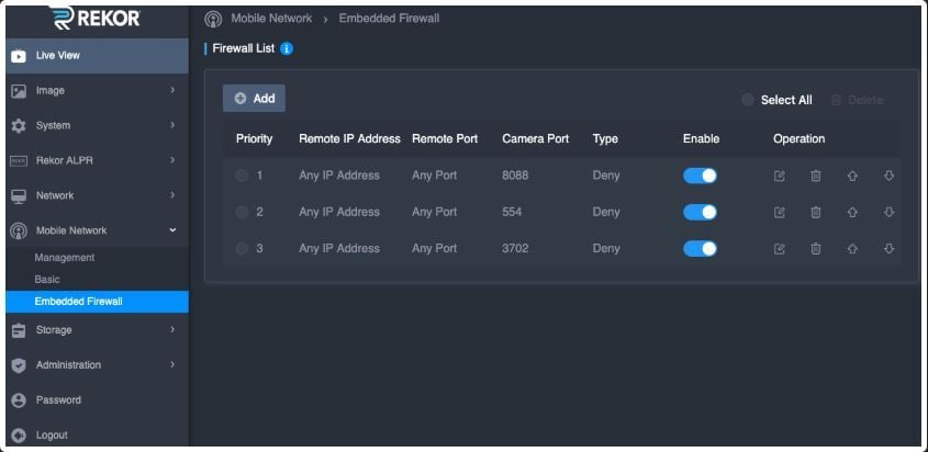 How to Update the Edge Pro Firewall Settings